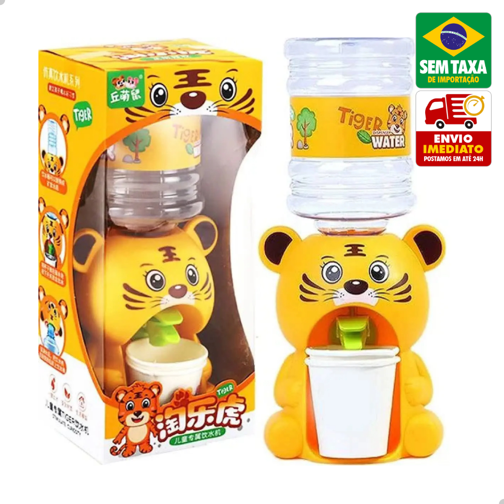 Mini Bebedouro Infantil Dispenser De Água Com Copo Capacidade 185ml Ou 348ml Kids | Shopee Brasil