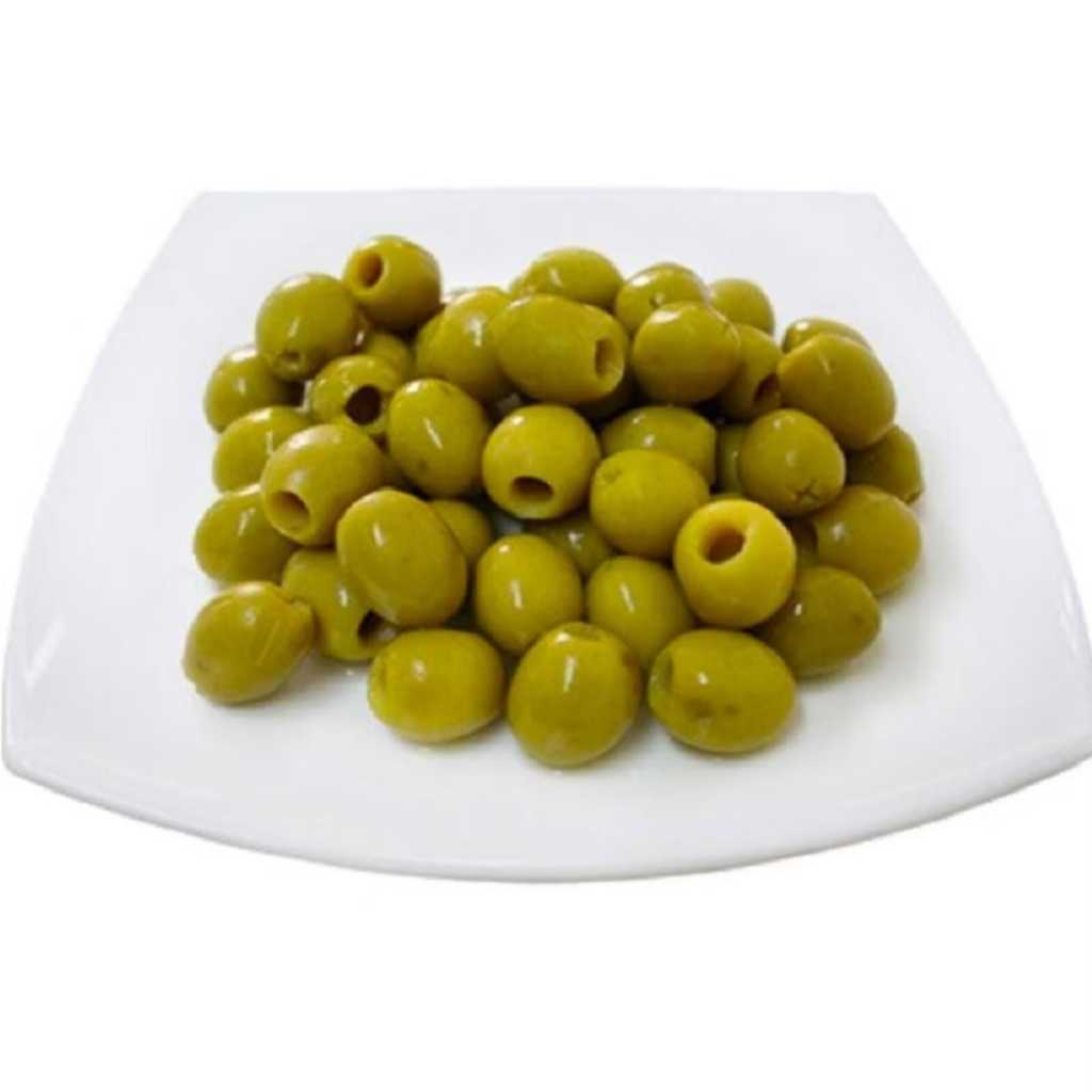 Azeitona Verde Sem Caroço Media 500g / 1kg | Shopee Brasil