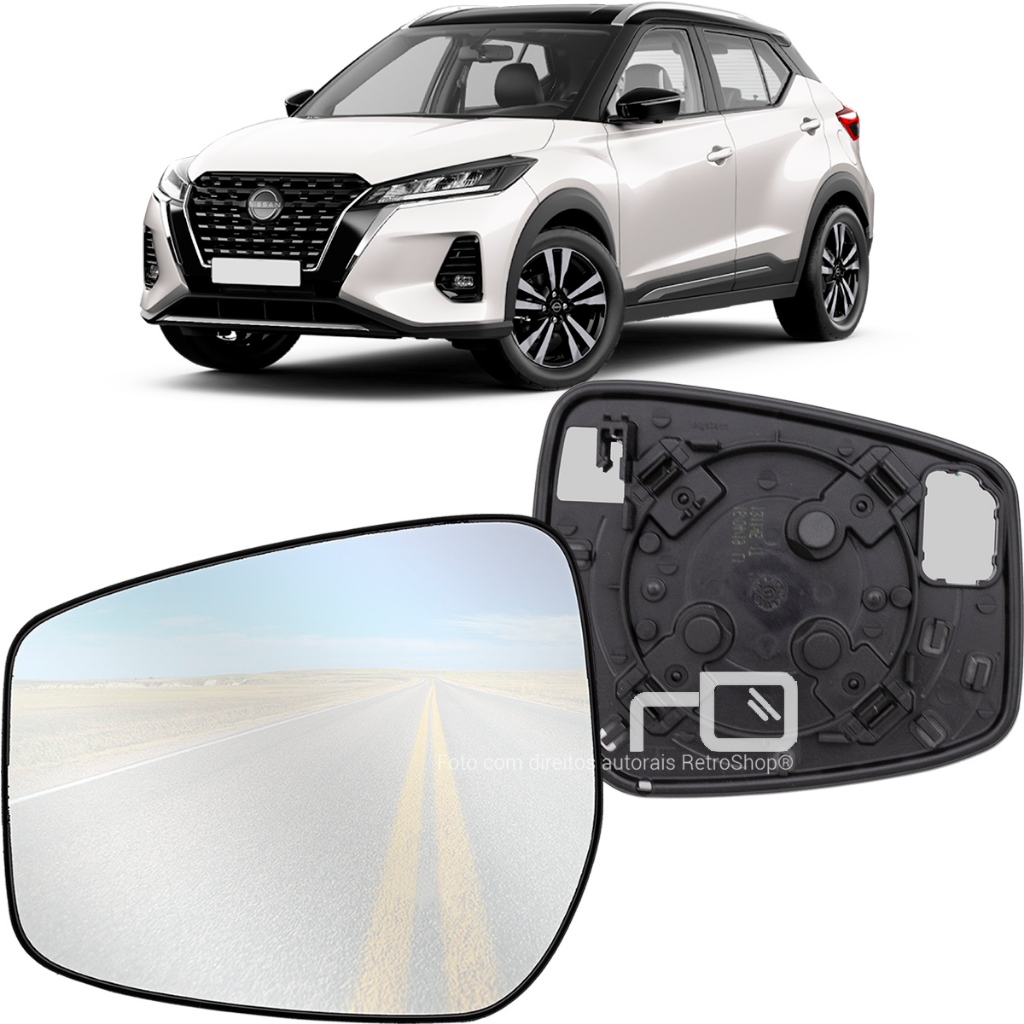 Espelho Retrovisor Original Nissan Kicks 2017 2018 2019 2020 2021 2022 ...