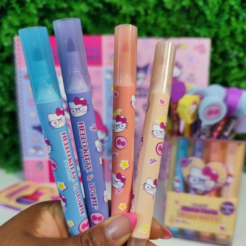 Marca Texto Hello Kitty e Amigos com 4 Cores Marca Texto Fofo Marca ...