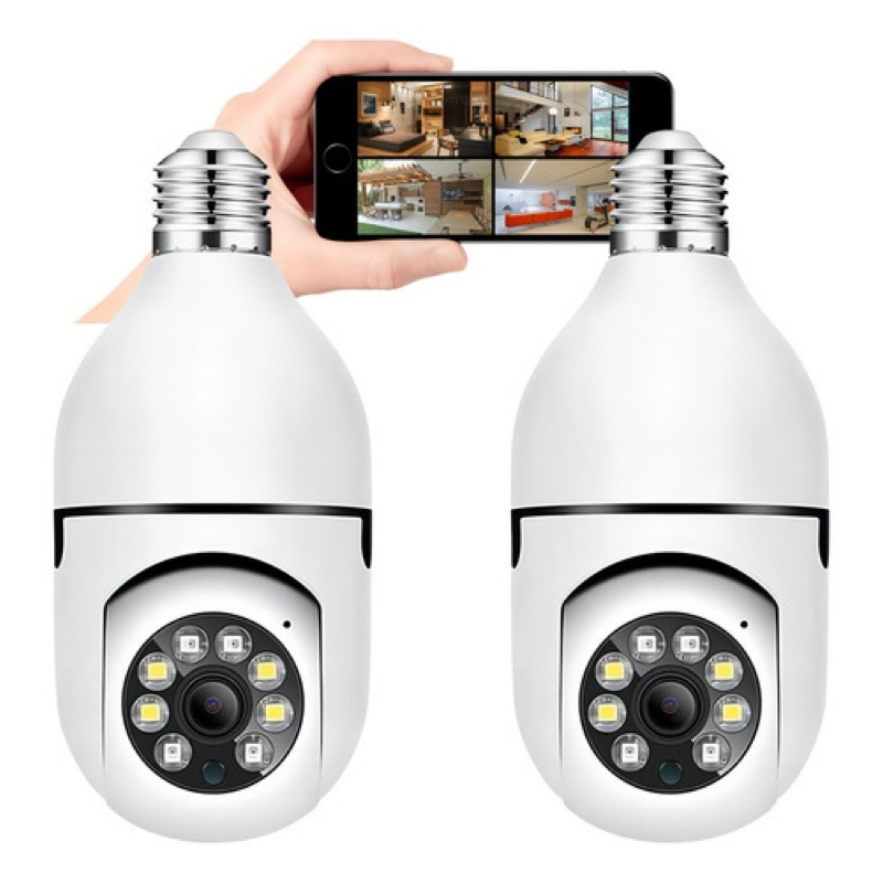 Kit Camera Wi-Fi Lampada Smart | Shopee Brasil