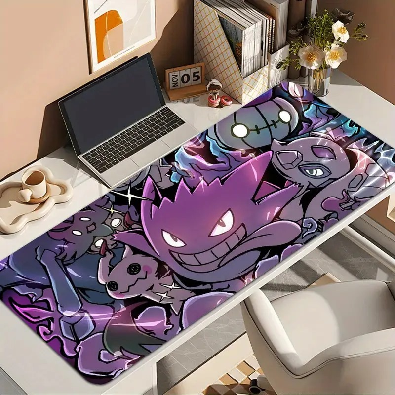 Mouse Pad Gamer Antiderrapante Grande 65x32cm Gengar | Shopee Brasil