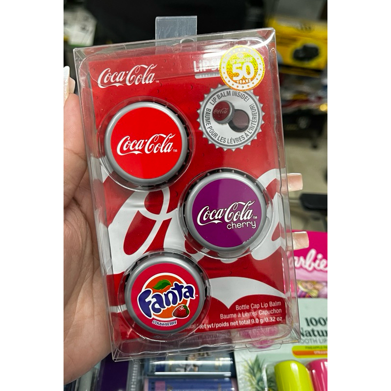 Protetor labial trio Coca cola Lip smacker Original | Shopee Brasil