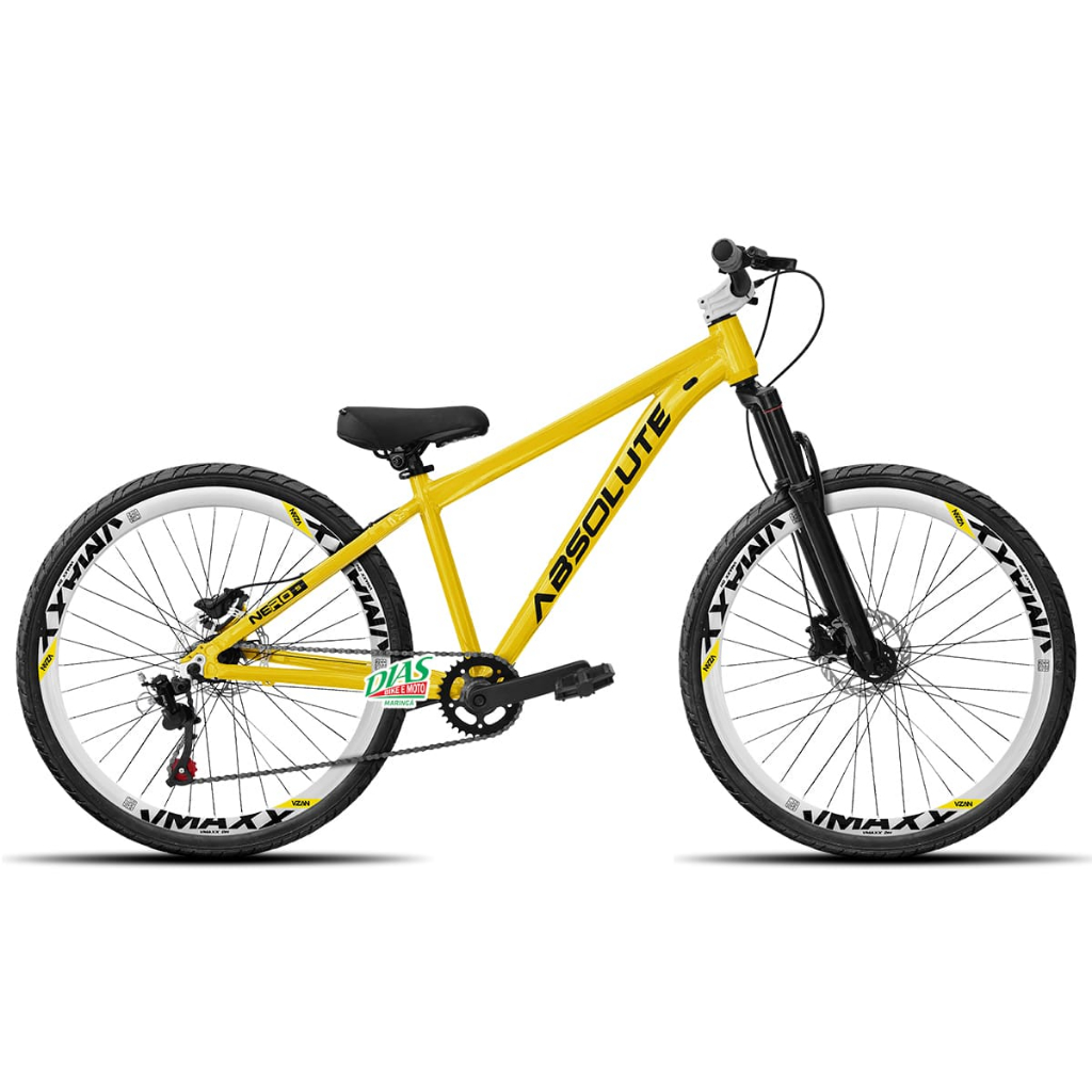 Bicicleta Absolute Nero 5 Rebaixada Single Freio Disco aro 26 do Grau ...