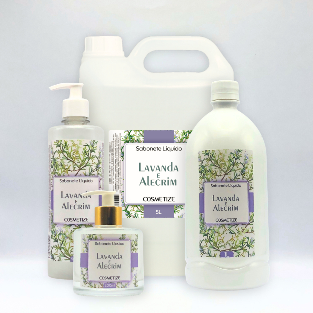 Sabonete Líquido Lavanda e Alecrim Cosmetize | Shopee Brasil