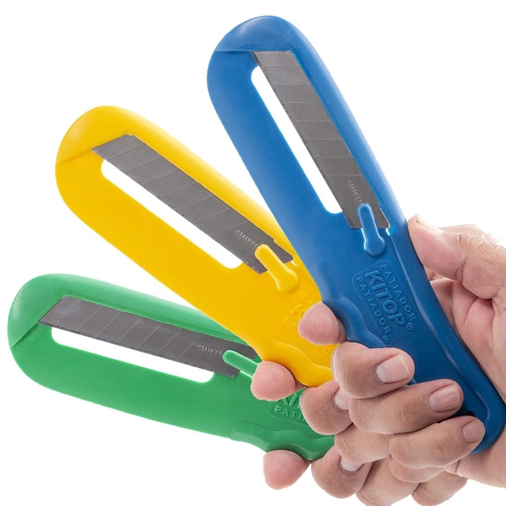 Kit 3 fatiadores kitop corte fino e preciso - verduras legumes frios ...