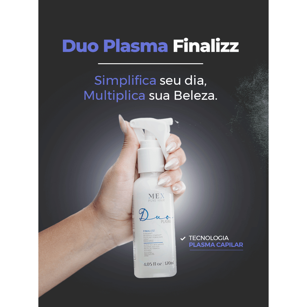 Duo Plasma Finalizz – Linha Cabelo Infinito: O Brilho Imortal Que ...