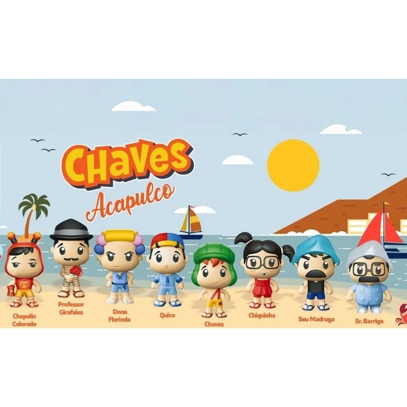 Boneco Chaves Turma do Chaves em Acapulco Lacrado | Shopee Brasil