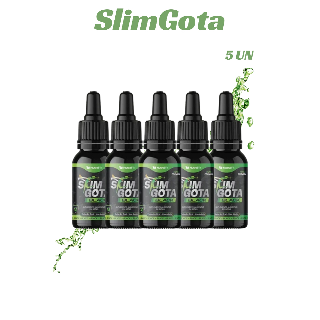 5x Slim Gota 30ml Original – Seu aliado natural está aqui! | Shopee Brasil