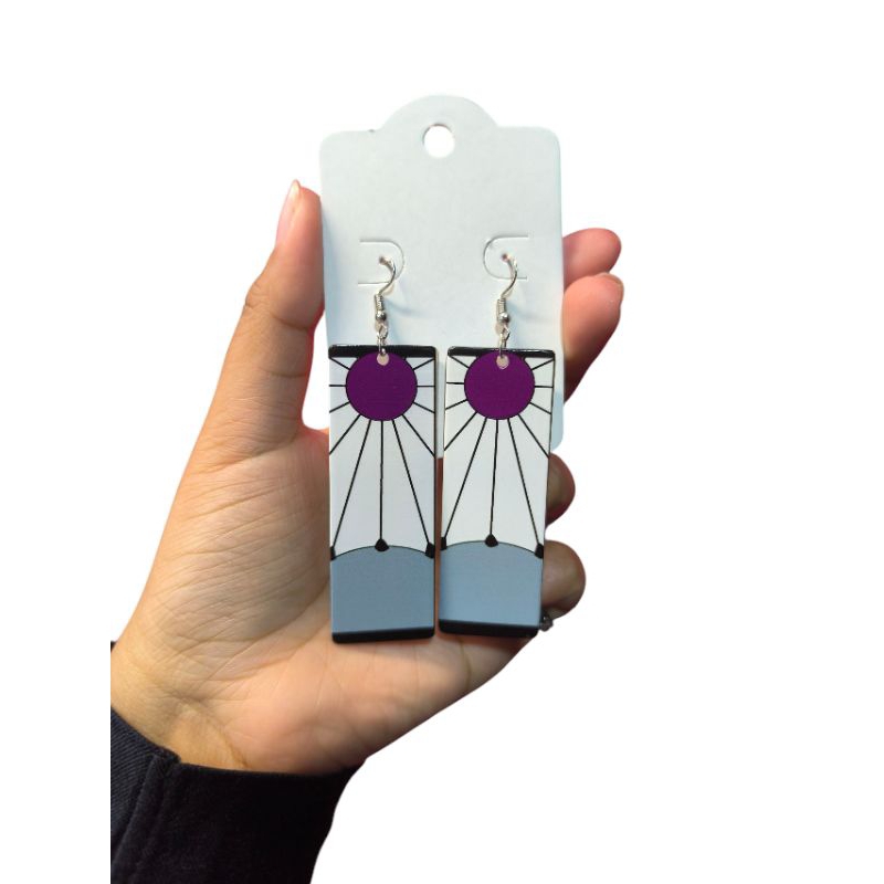 Brinco de Acrílico Tanjiro Demon Slayer Anime Kimetsu no Yaiba Nezuko e ...