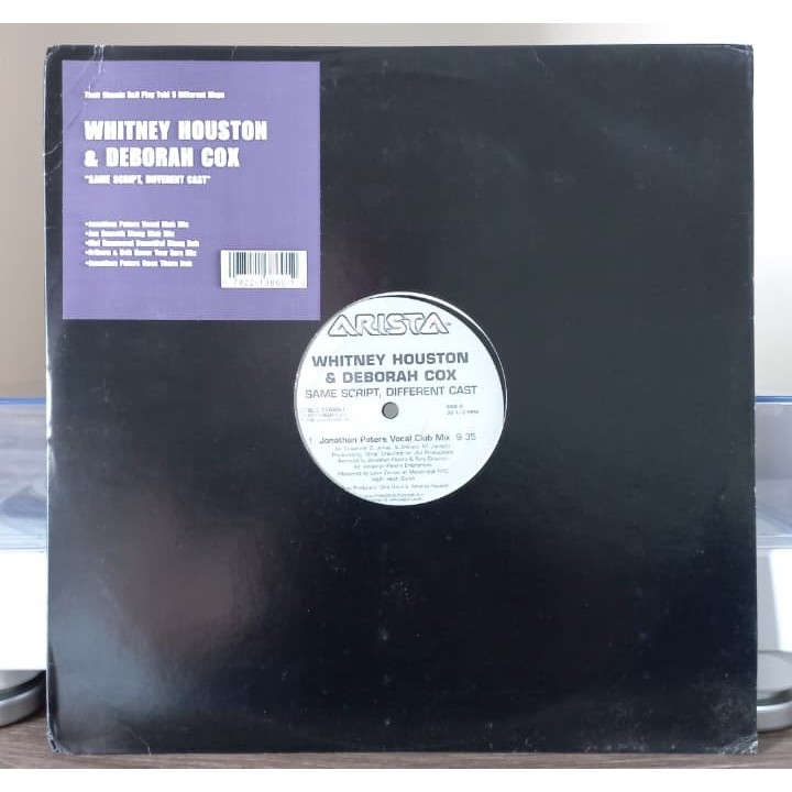 LP Whitney Houston & Deborah Cox - Same Script, Different Cast - Single ...