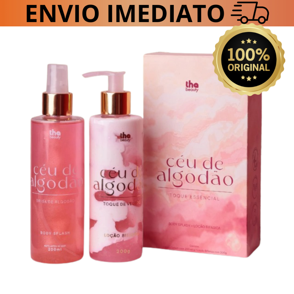 Kit Céu De Algodão: Body Splash + Loção Hidratante - Tha Beauty ...