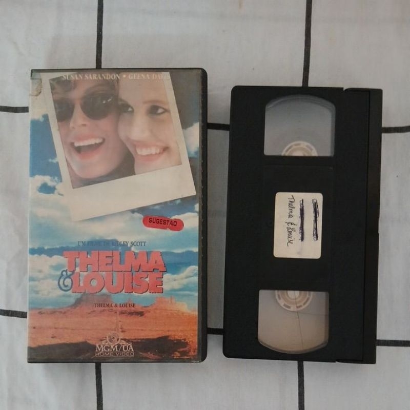 VHS Thelma & Louise (Geena Davis/Susan Sarandon) LEIA A DESCRIÇÃO ...