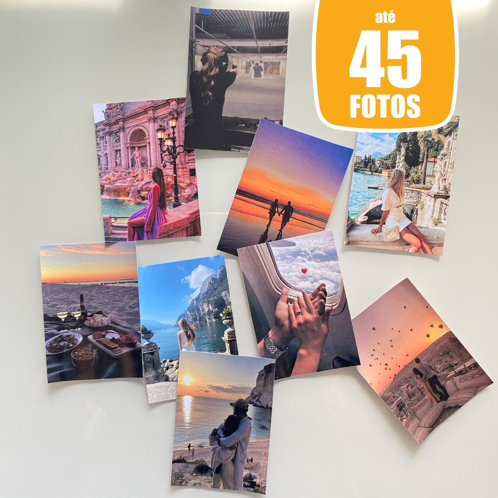 Kit Mini Fotos 9x7 de Alta Qualidade - Sem Bordas | Shopee Brasil