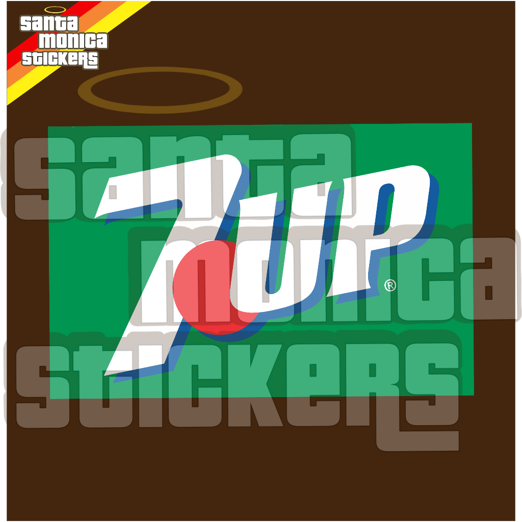 Adesivo do Refrigerante 7up | Shopee Brasil