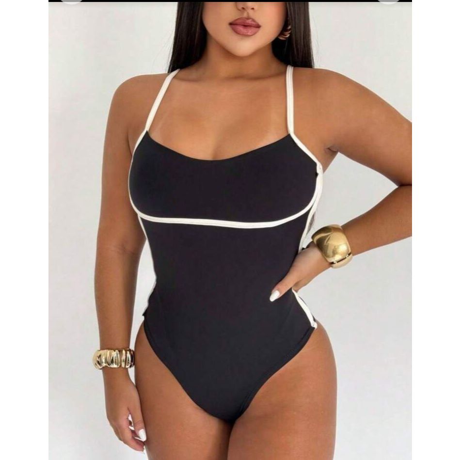Body Bore Feminino Bicolor Suplex Modinha Tendencia verao | Shopee Brasil