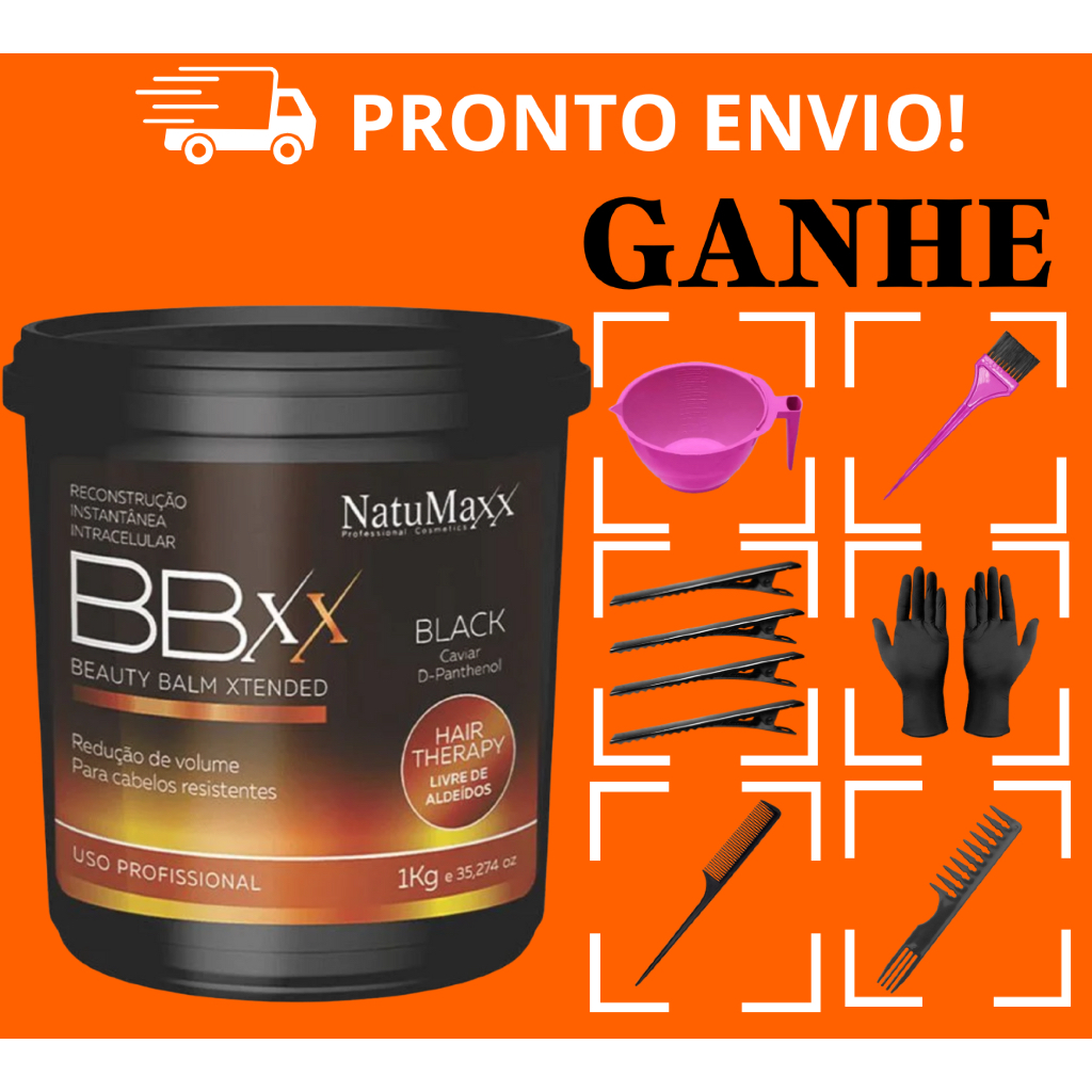 Bbxx Capilar BBXX Black NatuMaxx 1kg | Shopee Brasil