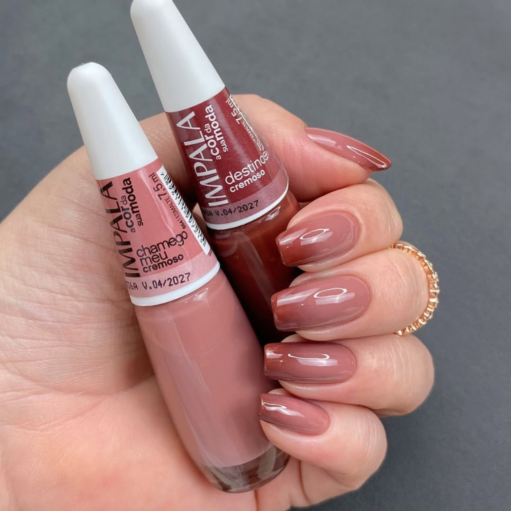 Kit 2 Esmaltes Impala Tons de Marrom Clássicos Mais Vendidos Manicures ...