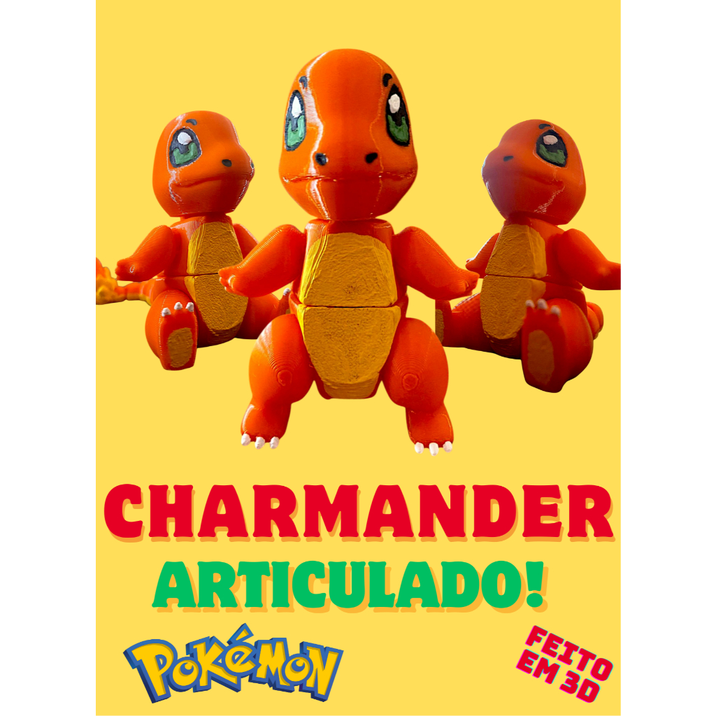 Pokemon Charmander Articulado Boneco Action Figure | Shopee Brasil
