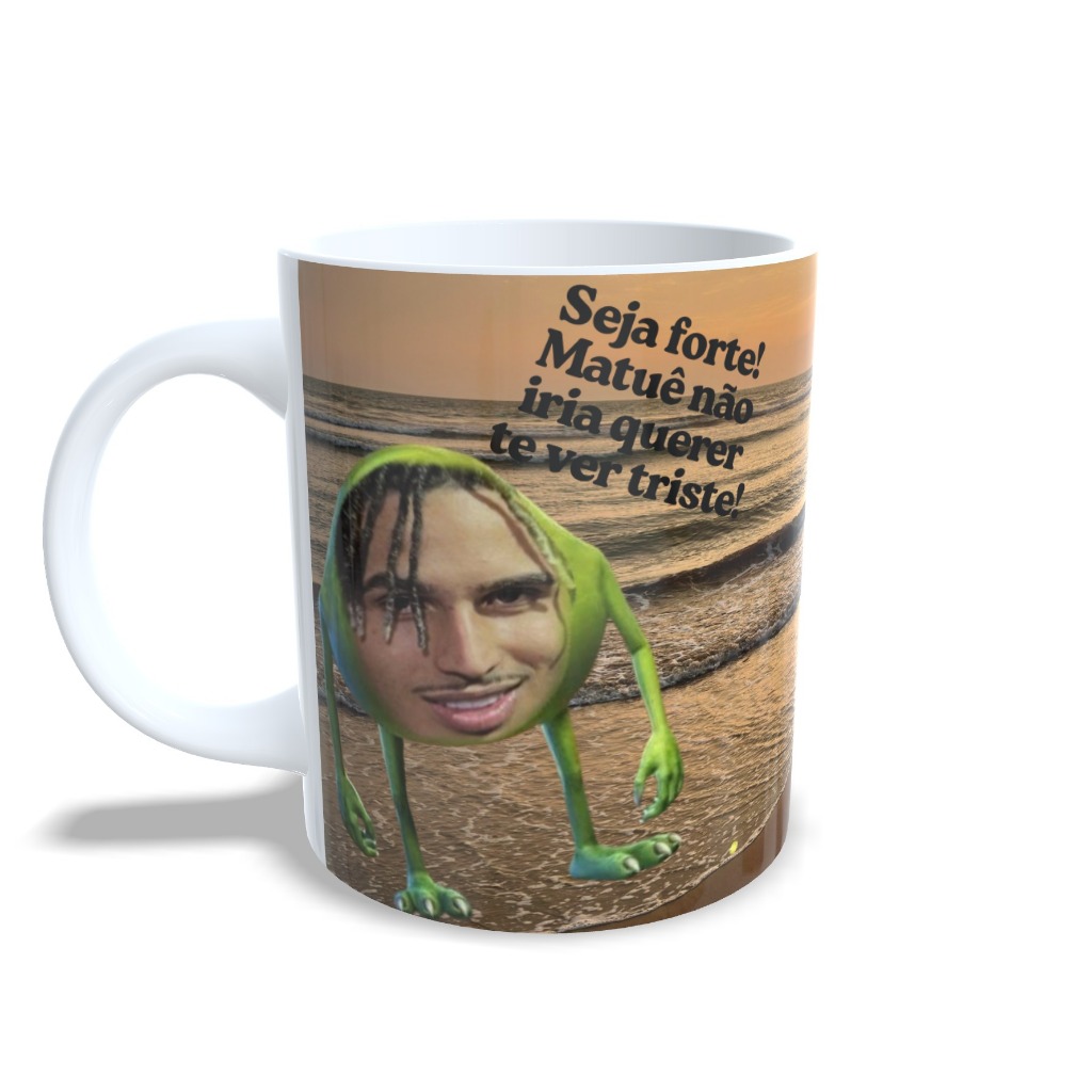 Caneca Engraçada Meme Matuê Monstros SA | Shopee Brasil