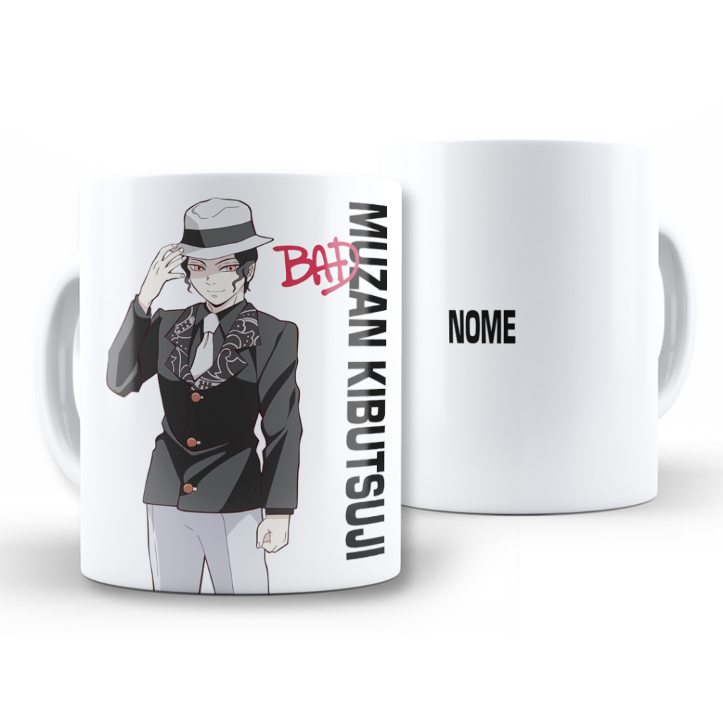 Caneca Muzan Kibutsuji Meme Personalizada Com Nome - Demon Slayer ...