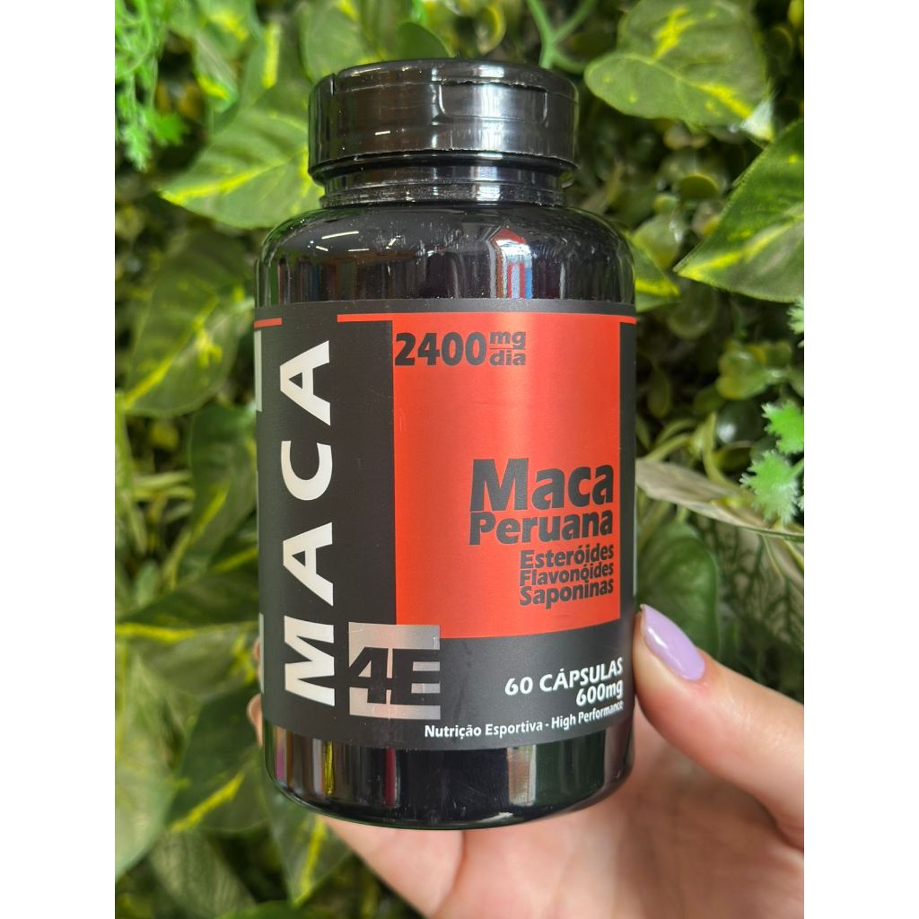 MACA PERUANA 60 CAPSULAS 4ELEMENTOS | Shopee Brasil