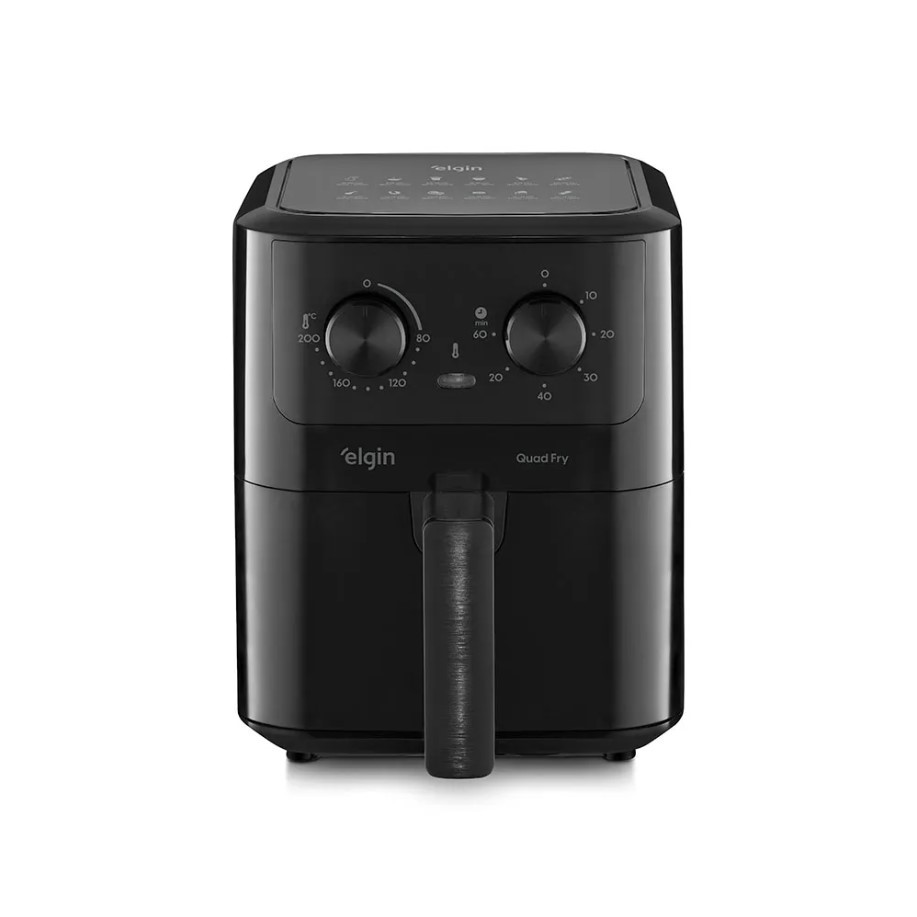 Fritadeira Elgin Quad Fry 4,2L 1.400W, 127V - Preto | Shopee Brasil