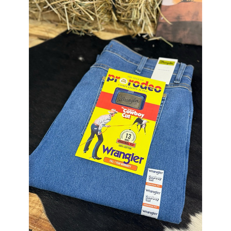 Calça country americano masculina peão montaria West Wangler | Shopee ...