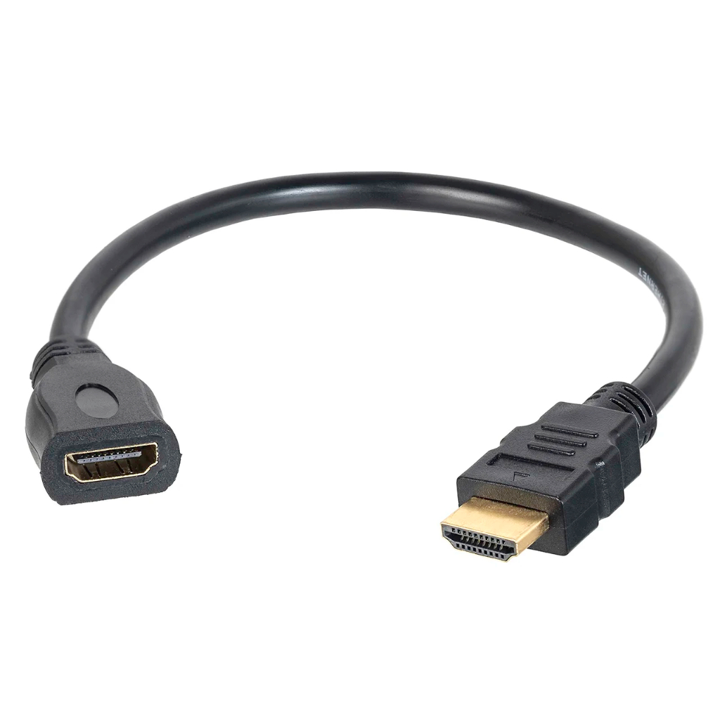 Cabo EXTENSOR HDMI Macho para HDMI Fêmea A de 1080P 30cm | Shopee Brasil
