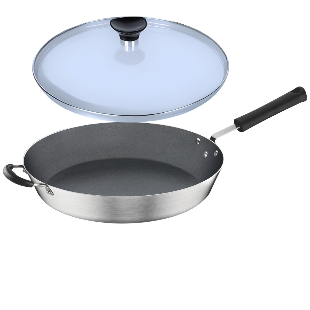 Frigideira Profissional Antiaderente Tramontina 38cm Com Tampa | Shopee ...
