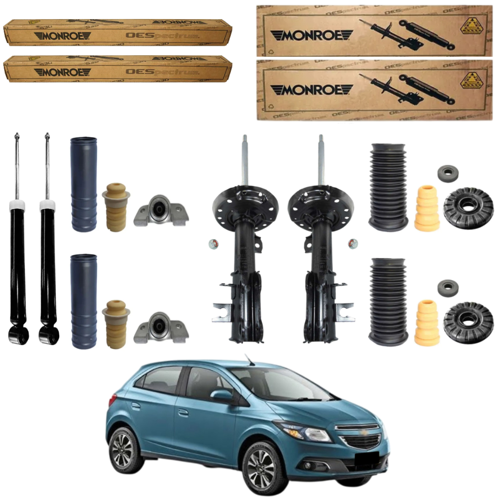 KIT 4 AMORTECEDOR ONIX 2012 A 2019 ORIGINAL MONROE + KITS | Shopee Brasil