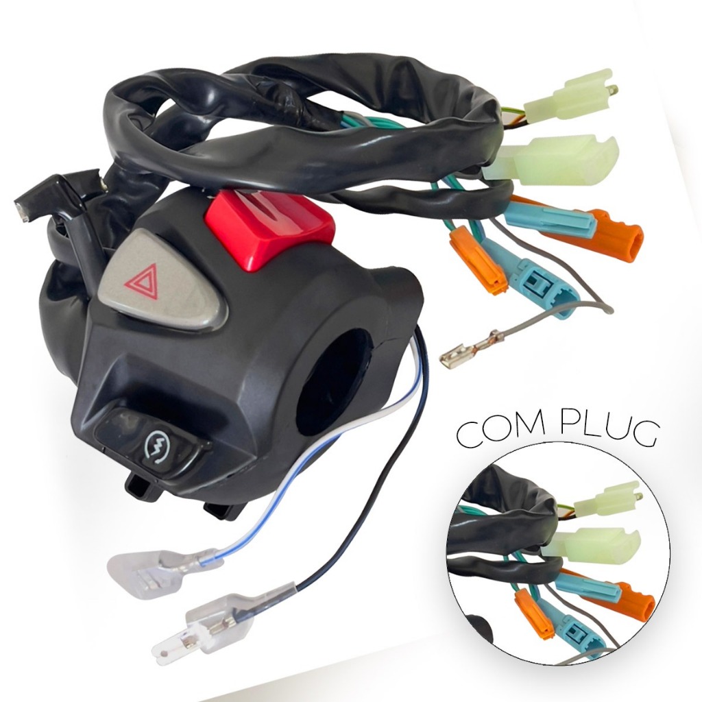 Punho De Partida Com Pisca Alerta Cb500 Fan 150 Titan 160 Start 160 Com ...