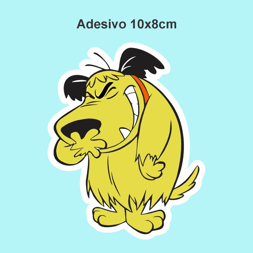 Adesivo imerpemável Mutley dick vigarista corrida maluca | Shopee Brasil