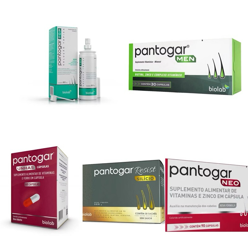 Pantogar Neo 90 cápsulas Pantogar Resist Silício 10g - 30 sachês ...