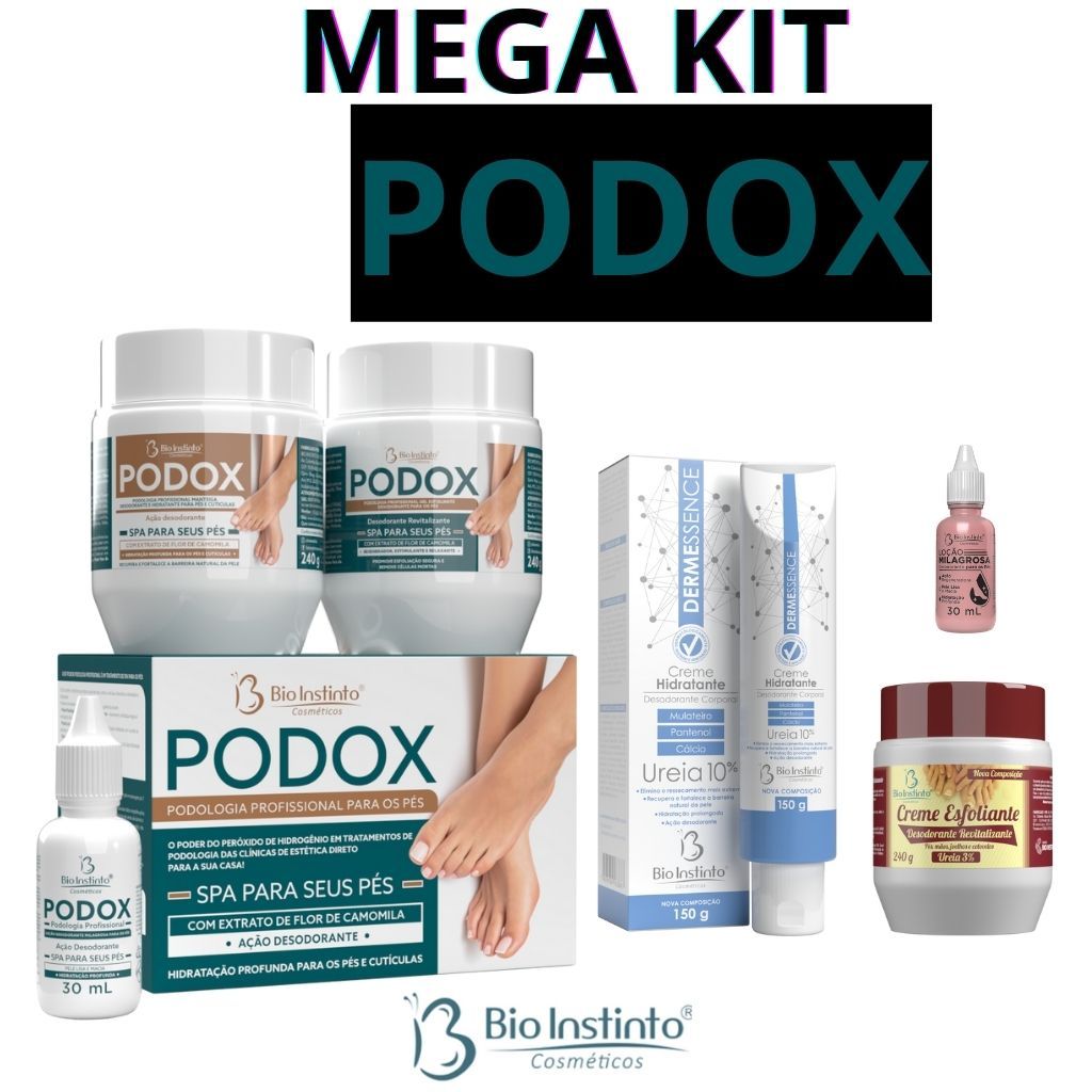 MEGA KIT PODOLOGIA - PODOX BIO INSTINTO ( 6 ITENS ) | Shopee Brasil