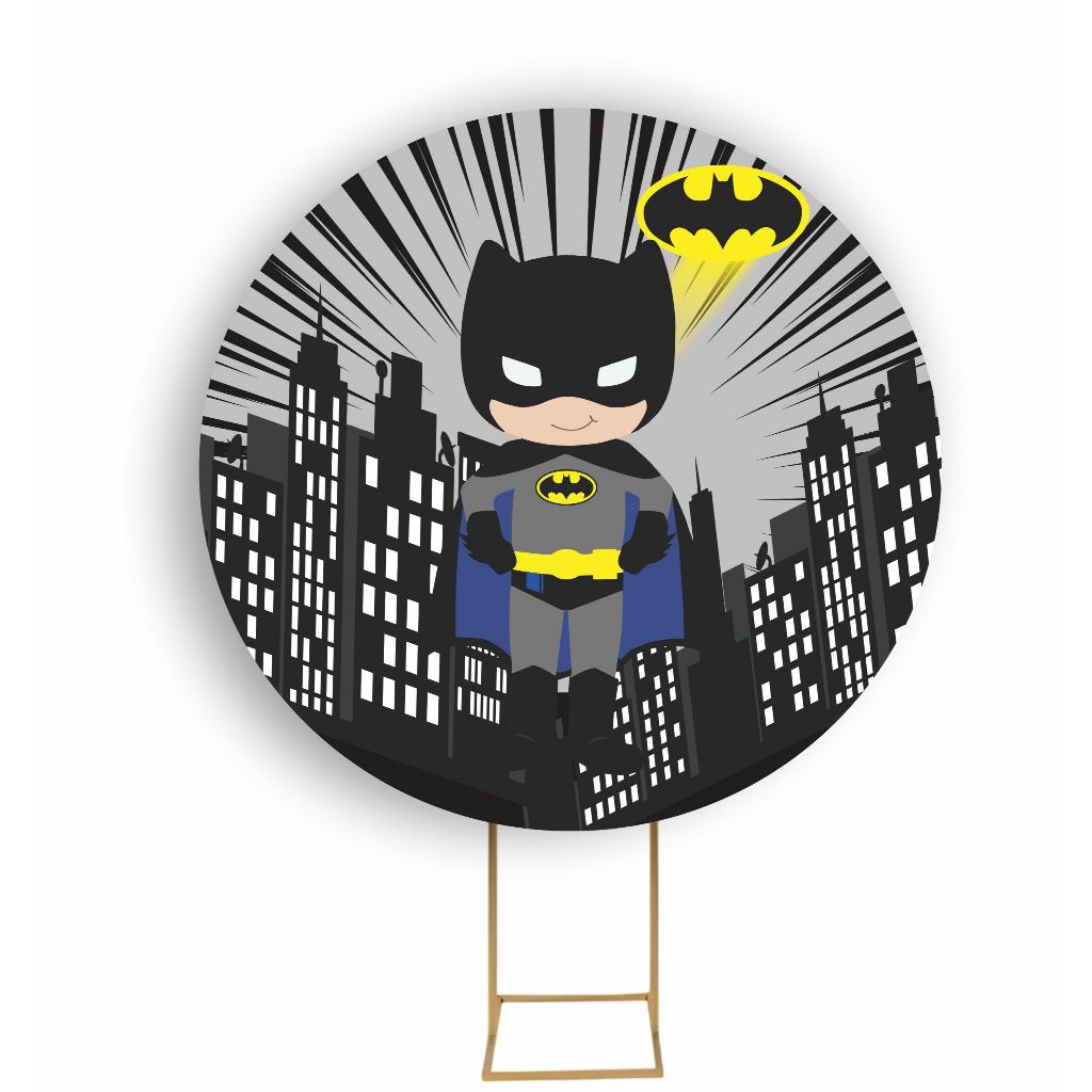 Painel em Lona Redondo - Batman - Lona Fosca | Shopee Brasil