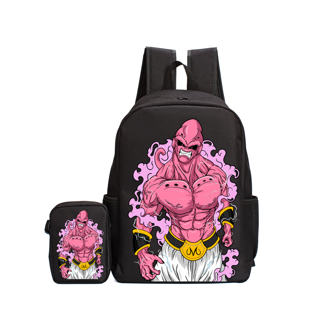 Kit Mochila Bag Unissex Anime Dragon Ball Super Majin Boo | Shopee Brasil