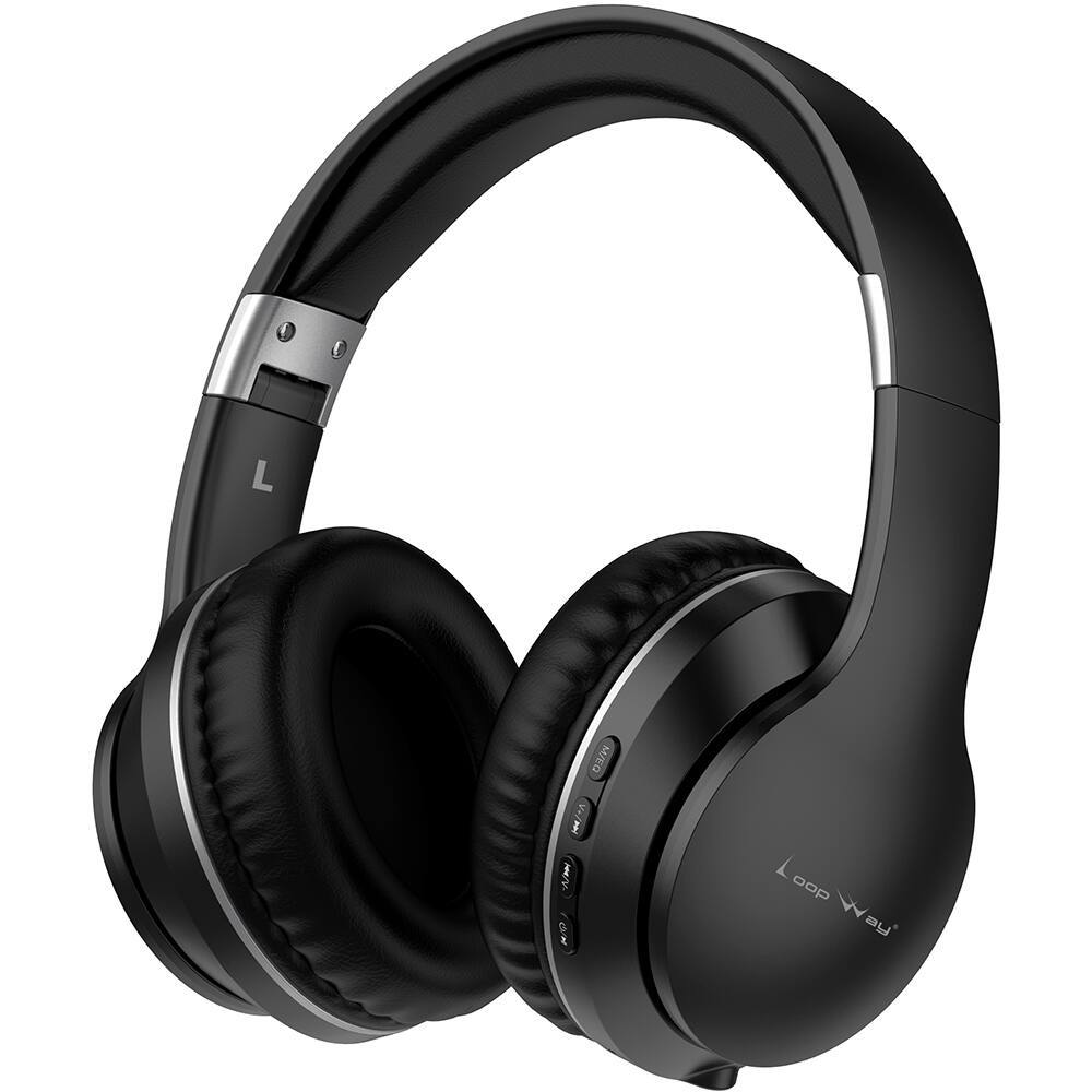 Headphone Bluetooth Loop Way CH168 Preto Entrada P2 Slot TF Microfone ...