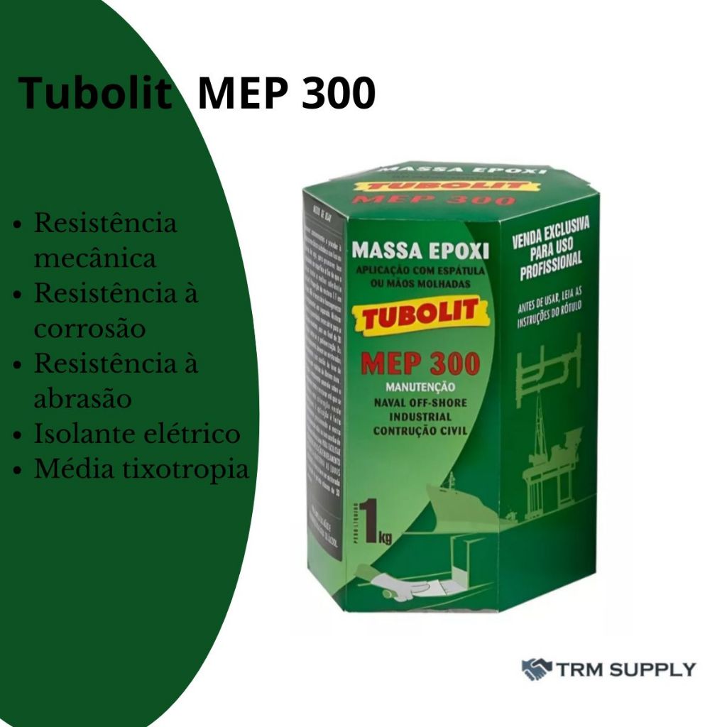 Tubolit Mep 300 1Kg - Tubolit | Massa Epóxi Tubolit Mep 300 Conjunto ...