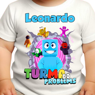Camiseta Infantil Turma do Problems Blusa Camisa Presente Aniversario ...