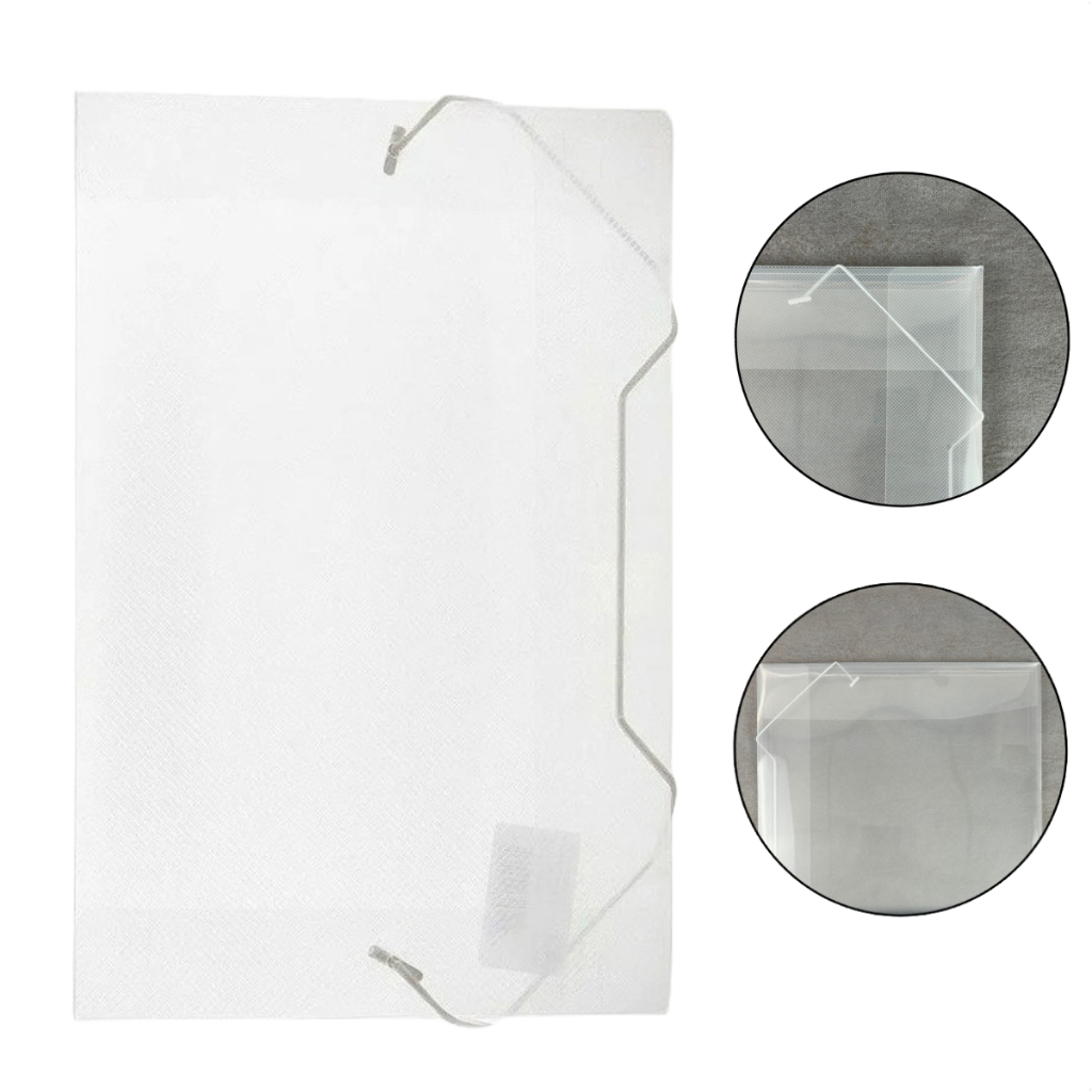 Pasta Aba Grande A3 Arquiteto Transparente com Elástico ACP | Shopee Brasil