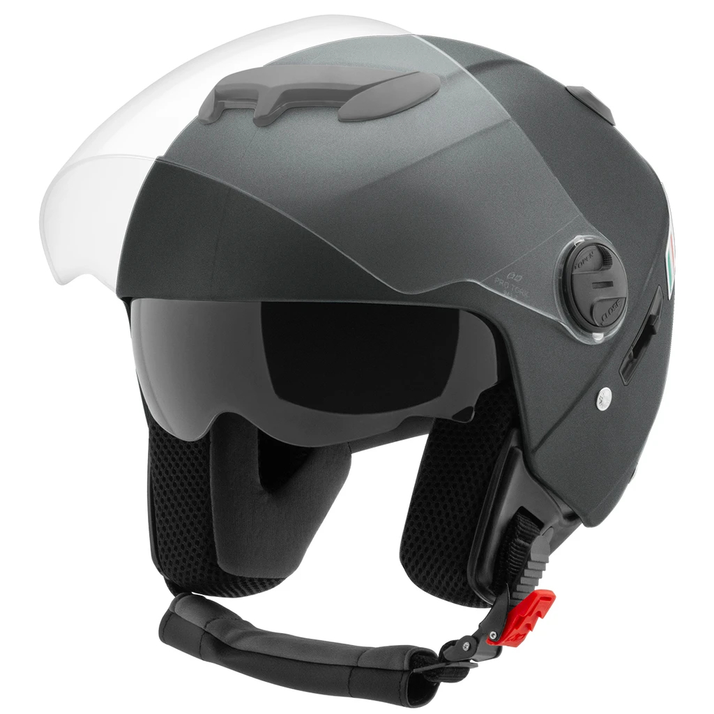 Capacete Moto Aberto Pro Tork New Atomic Elite Com Sub Viseira Interna ...