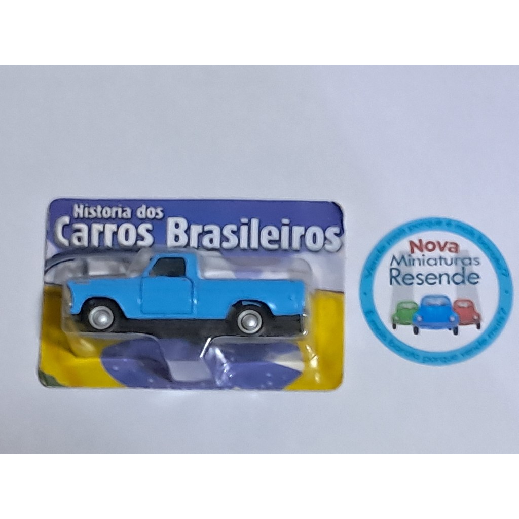 (40x20-2-207a-AGO5) Miniatura História dos Carros Brasileiros CHEVROLET ...