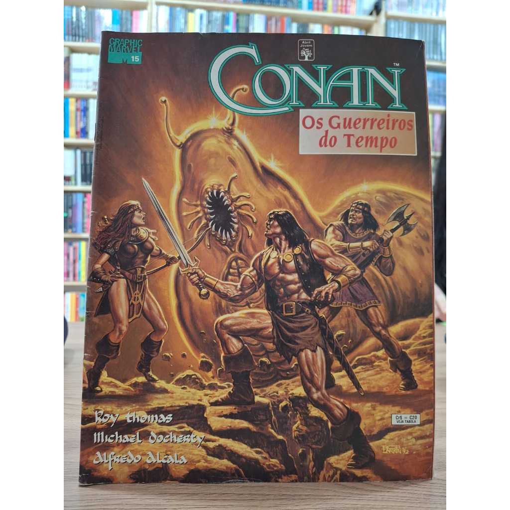 Hq Conan Os Guerreiros Do Tempo N°15 | Shopee Brasil