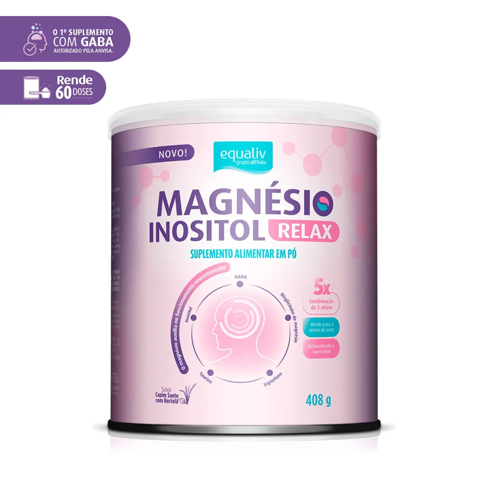 Magnesio Inositol Relax Equaliv - 408g | Shopee Brasil