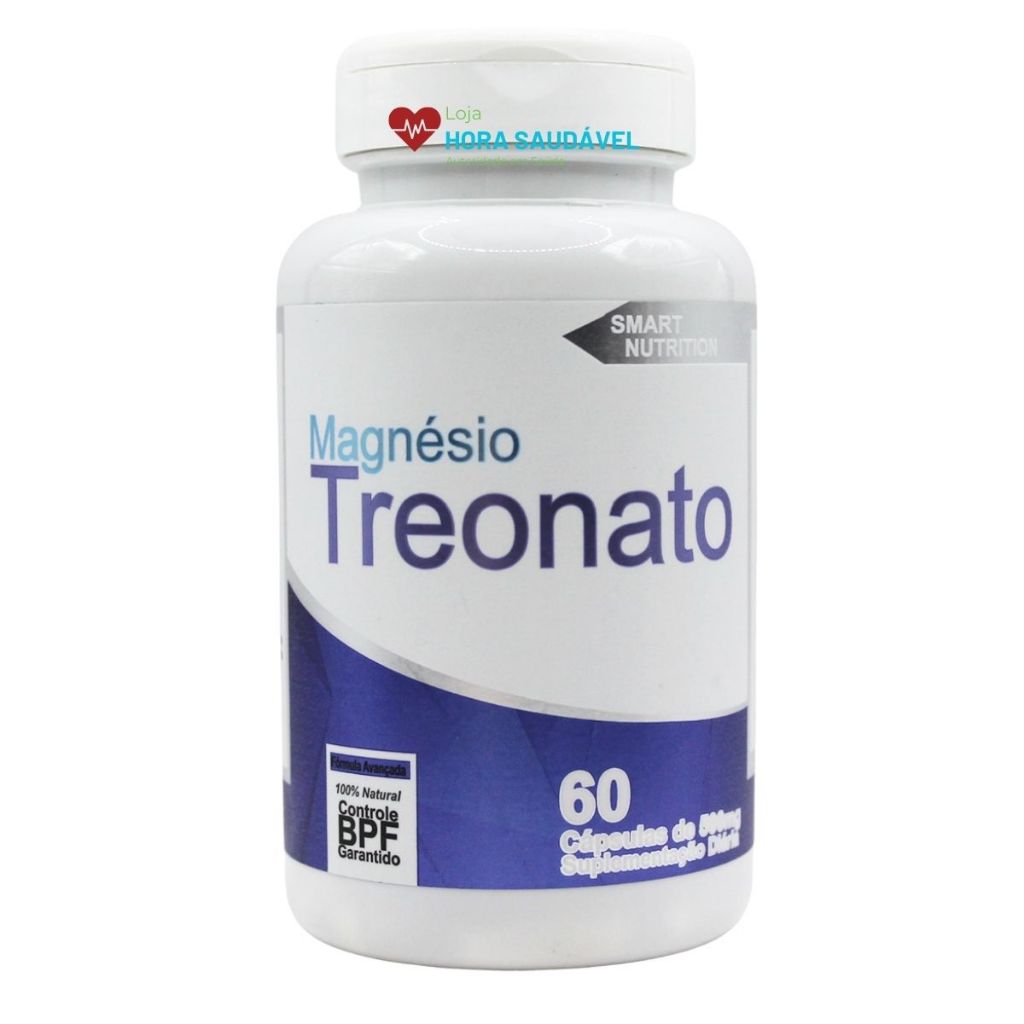 Magnésio L-treonato 4 Elementos 500mg (60caps) 100% Magnésio Treonato | Shopee Brasil