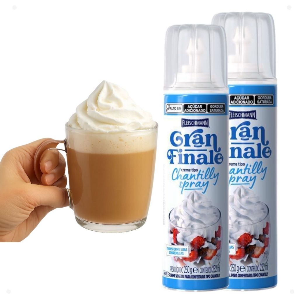 Kit Gran Finale Fleischmann – Chantilly Spray para Sobremesas ...