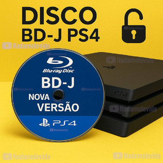 Disco BD-J PS4 + Jogo + Apps. Goldhen. Firmware 9.00 à 12.02. Lapse 1.2 ...