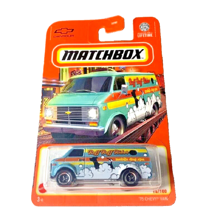 Carrinho Matchbox 75 Chevy Van HVL93 - Mattel | Shopee Brasil