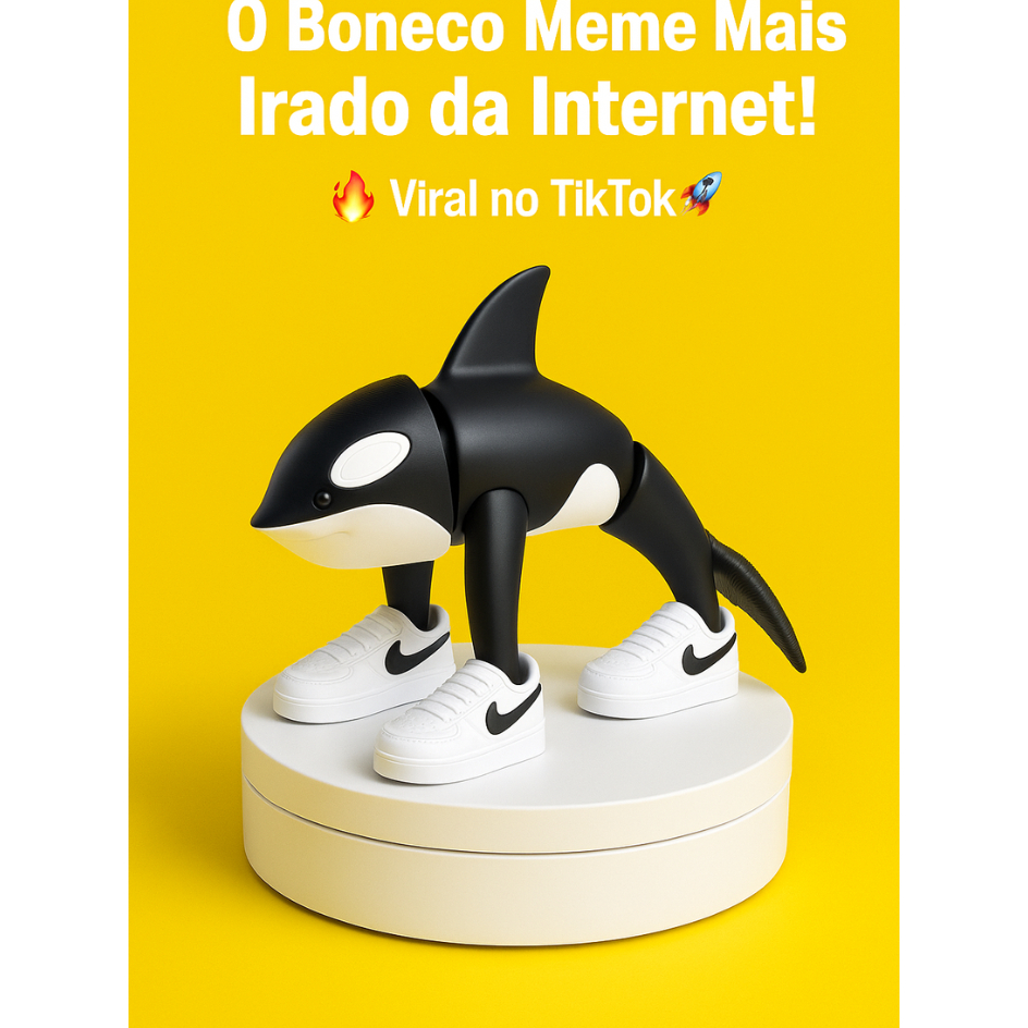 Boneco Articulado Orcalero Orcala 3D – Orca Meme Surreal Italian ...